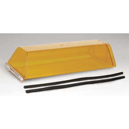 Pse Amber Light Bar Replacement Lens, Amber S89724M | Zoro
