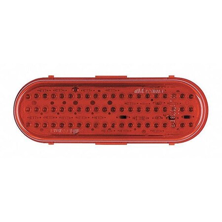 Maxxima Stop/Tail/Turn Light, LED, Red, Flange, Oval AX60RF-KIT | Zoro