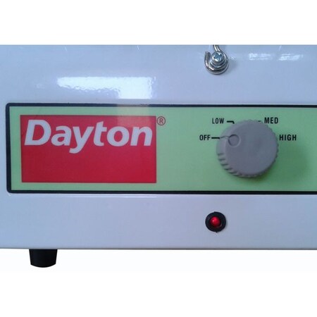 Dayton Portable Electric Heater, 15 in L x 11 1/2 in W x 11 in D, 1500W ...