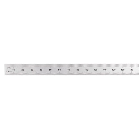 General Tools Flexible Steel Rule, 12 In, SAE/Metric CF1247ME | Zoro