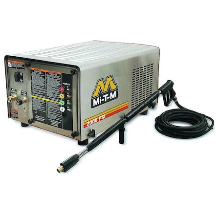 Mi-T-M Light Duty 2000 psi 3.9 gpm Cold Water Electric Pressure Washer ...