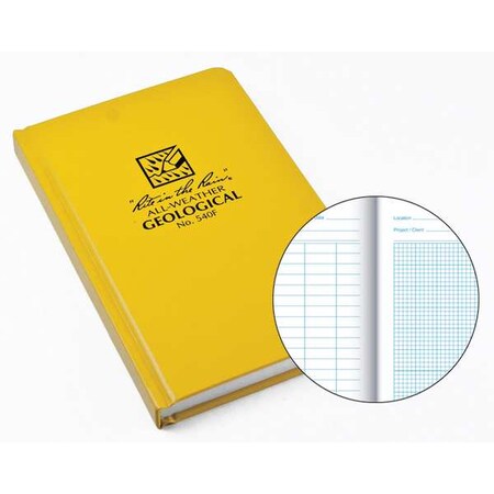 Rite In The Rain Field Book, Geological, 4-3/4 x 7-1/2In. 540F | Zoro
