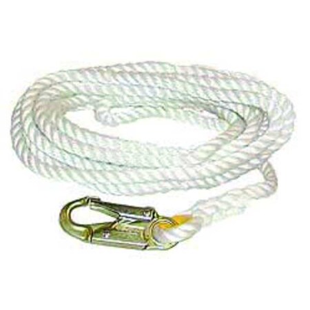 Honeywell Miller Positioning Lanyard, 75 ft., White 198RLS-2-Z7/75FTWH ...