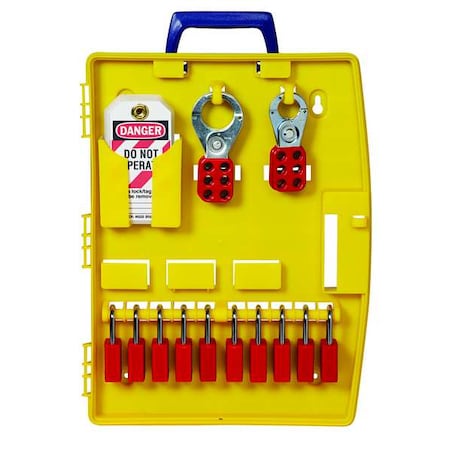 Brady Lockout Station, Filled, 5 Locks 105928 | Zoro