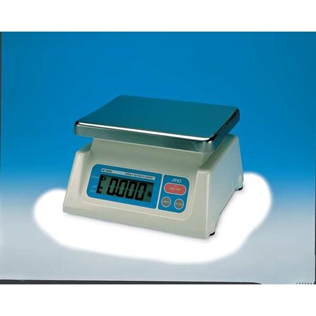 A&D Weighing Dgtl Prtning Scale, SS Pltfrm, 2.2 lb Cap SK-1000 | Zoro
