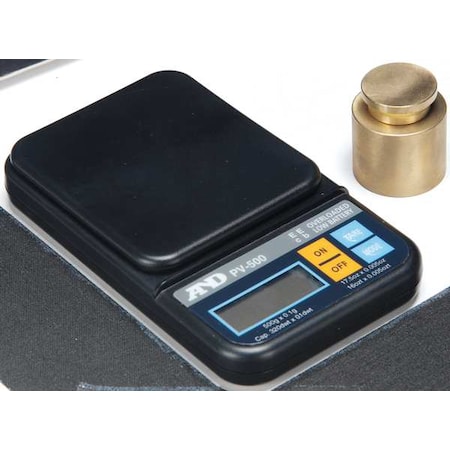 A&D Weighing Digital Compact Bench Scale 500g Capacity PV-500 | Zoro