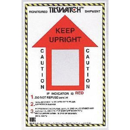 Shockwatch Shipping Labels, Keep Upright, Red, PK200 R26102 | Zoro