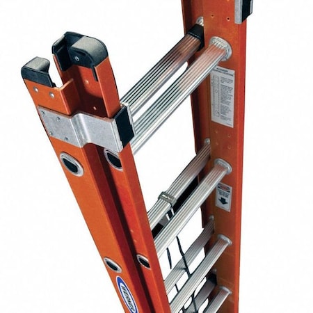 Werner 16 ft Fiberglass Extension Ladder, 300 lb Load Capacity D6216-2 ...
