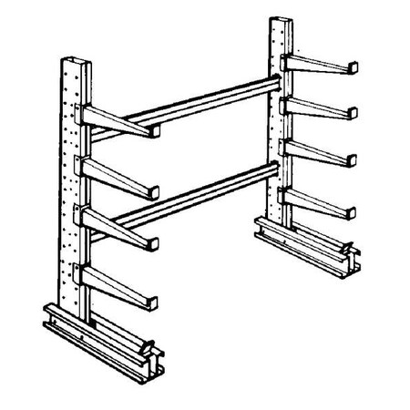 Jarke Starter Cantilever Rack, 1 Side, 12 ft. H SC-12J | Zoro
