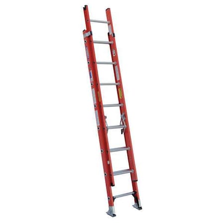 Werner 16 ft Fiberglass Extension Ladder, 300 lb Load Capacity D6216-2 ...