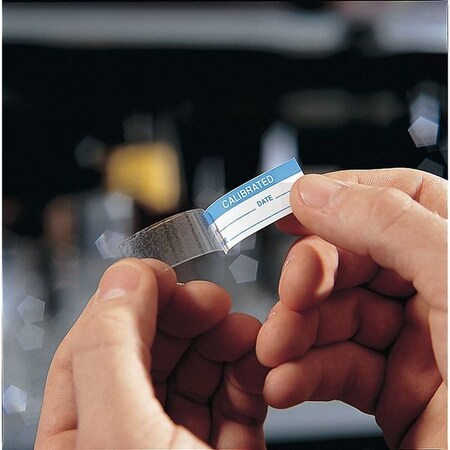 Electromark Calibration Label, Yellow, 1/2 In. H, PK350 C130-C1-Y | Zoro