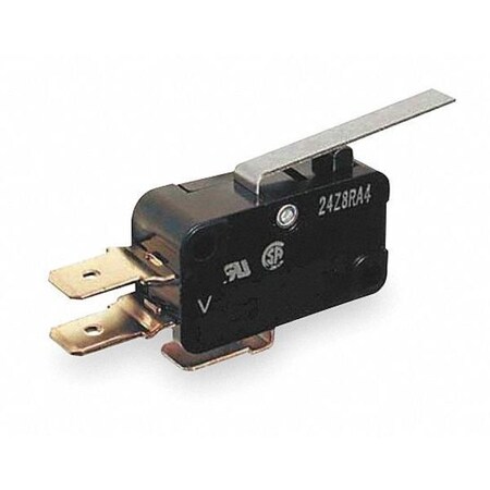 Omron Miniature Snap Action Switch, Hinge, Lever Actuator, SPDT, 10A ...