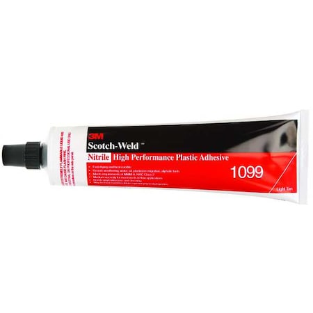 3M Plastic Adhesive, 1099 Series, Tan, 5 oz, Tube 1099 | Zoro