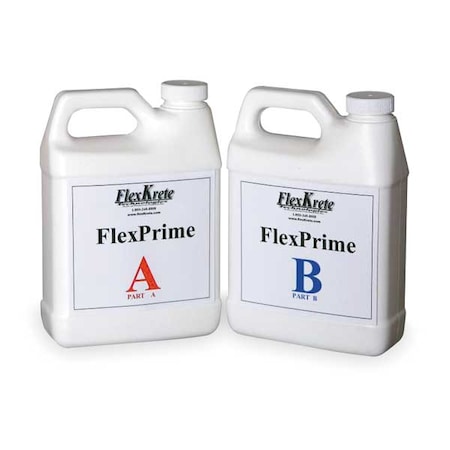 Flexkrete Spray Adhesive, FlexPrime Series, Clear, 1 qt, Jug FKPrimer-QT | Zoro
