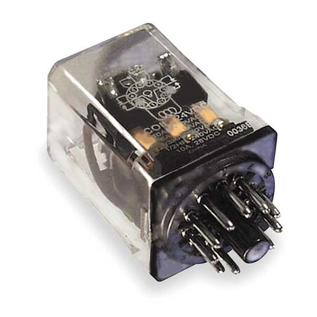 Dayton General Purpose Relay, 24V DC Coil Volts, Octal, 11 Pin, 3PDT 5YP87 | Zoro