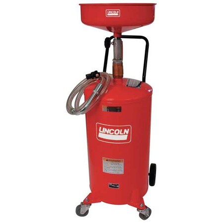 Lincoln Industrial Waste Oil Receiver, Steel, Dia. 14 In 3601 | Zoro