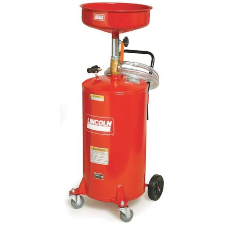 Lincoln Industrial Waste Oil Receiver, Steel, Dia. 14 In 3601 | Zoro