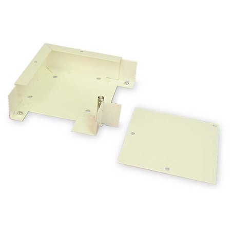 Legrand Flat Elbow Raceway, 4000 Series, 1 Channel, 4-3/4 in W, 1-1/2 ...