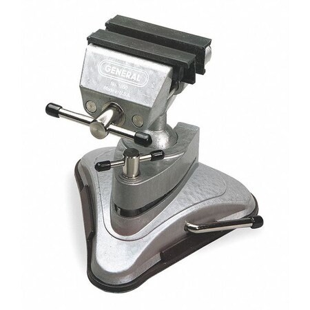 General Tools 3" Multi-Angle Vise, Vacuum, with Swivel Base 1850 | Zoro