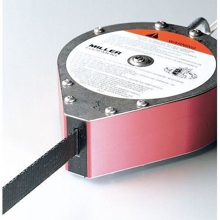 Honeywell Miller Self Retracting Lifeline, 20 ft., Red RL20P-Z7/20FT | Zoro