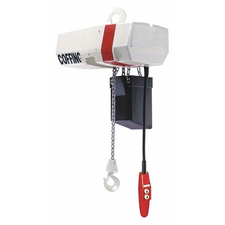 Coffing Hoists Electric Chain Hoist, 1000 lb., 10 ft. EC-1016-1-10 | Zoro