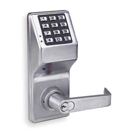 Trilogy Electronic Lock, Satin Chrome, 12 Button DL2800IC US26D | Zoro