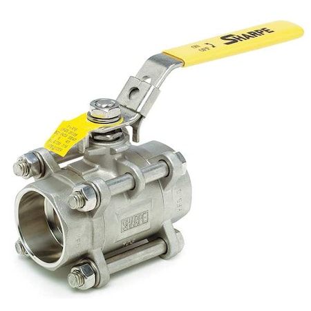 Sharpe Valves 2" Socket Stainless Steel Ball Valve Inline 4351002600 | Zoro