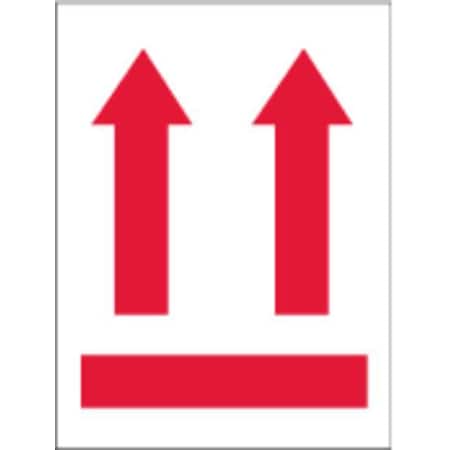 Tapecase 4" x 3" Adhesive Back Shipping Labels, Up Arrows, Pk50 16V040 ...