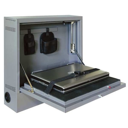 Atlantic Metal Laptop Security Cabinet, 19-1/2 In WLAP2016 | Zoro