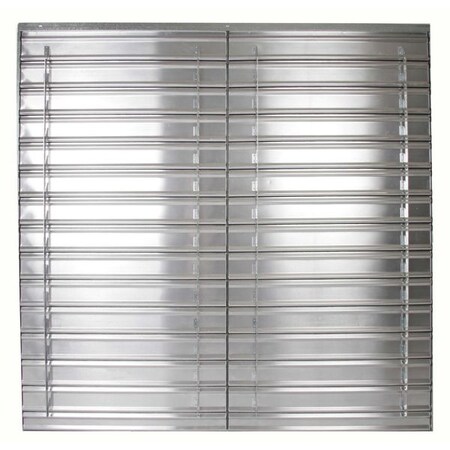 Dayton 54 in Backdraft Damper / Wall Shutter, 54-1/2 in x 54-1/2 in ...