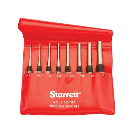 Starrett Pin Punches Set S565PC | Zoro