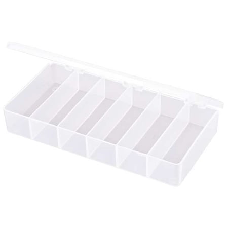 Flambeau Compartment Box with 6 compartments, Plastic, 1 3/8 in H x 4 ...