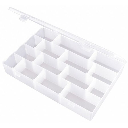 Flambeau Compartment Box with 4 compartments, Polypropylene T999 | Zoro