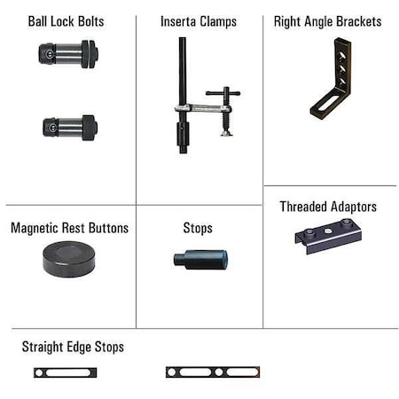 Buildpro Modular Fixturing Kit, 38 Pc TMK510 | Zoro