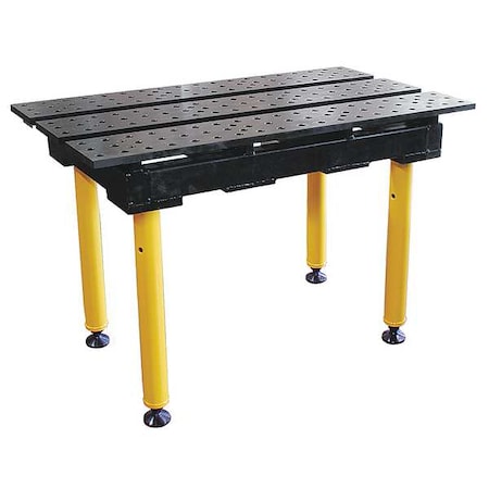 Buildpro Welding Table, 38W, 22D, Cap 1300 TMQA52238 | Zoro