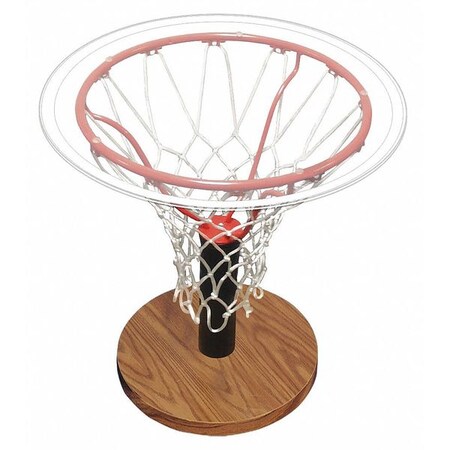 Spalding ROUND Sports Table, 24 in H, Clear 421-355 | Zoro