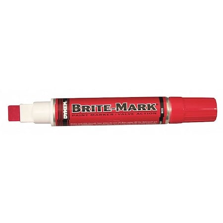 Dykem Permanent Paint Marker, Medium Tip, Red Color Family, Paint 77006 ...