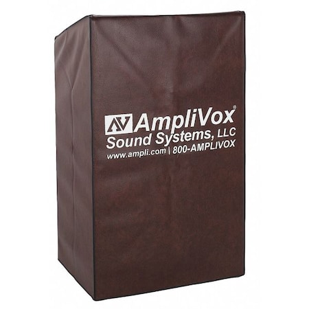 Amplivox Sound Systems Lectern Cover, Brown, 45 In. H S1972 | Zoro