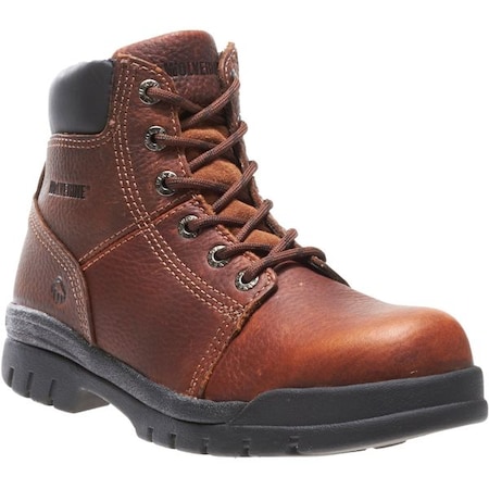 Wolverine Men's 6 in 6-Inch Work Boot, Steel Toe, Walnut, 8 1/2, W04713 ...
