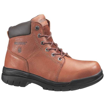 Wolverine Men's 6 in 6-Inch Work Boot, Steel Toe, Walnut, 9, W04713 ...