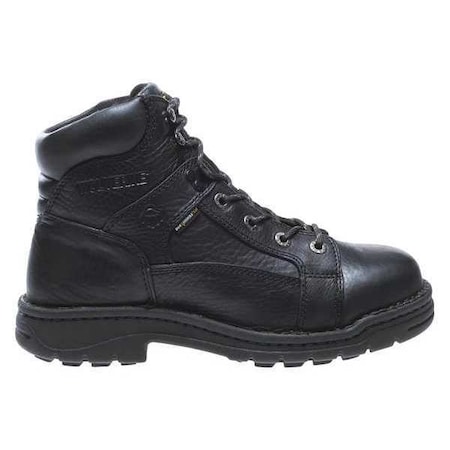 Wolverine Size 7 1/2 Men's 6 in Work Boot Steel 6-Inch Work Boot, Black ...