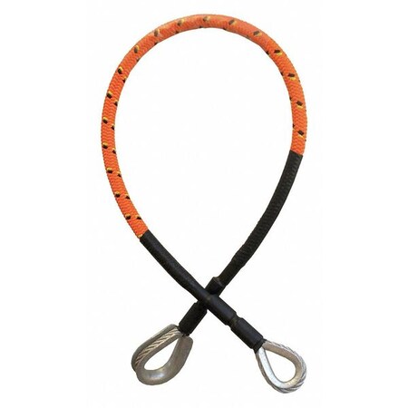 3M Rope Over Wire Anchor Choker, PSF, Orange DR-1232O-04 | Zoro