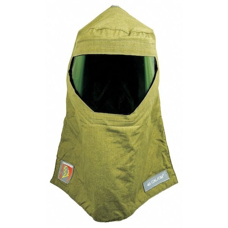 Salisbury Arc Flash Hood, 40 cal./cm2, Green, Universal, HRC 4 FH40PLT ...