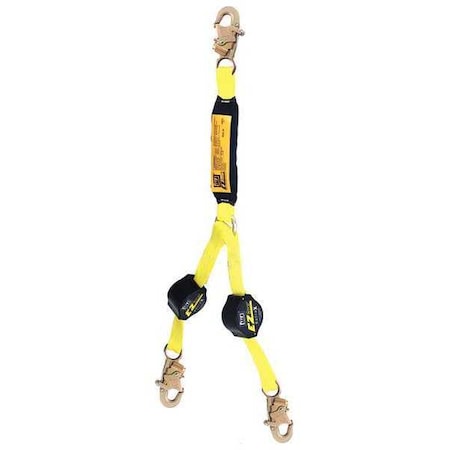 3M Dbi-Sala Lanyard, 6 ft., Yellow 1241480 | Zoro