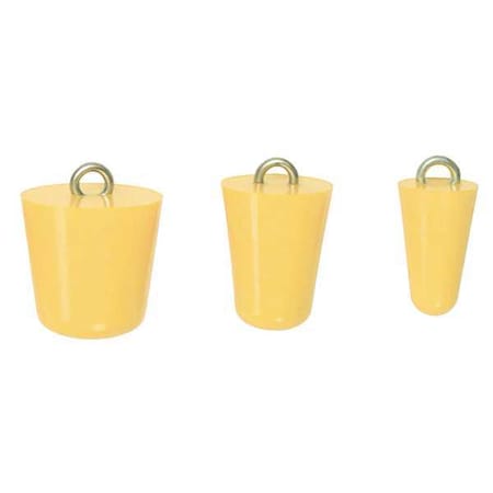 Pig Drain Plug Kit, Yellow PLR207 | Zoro
