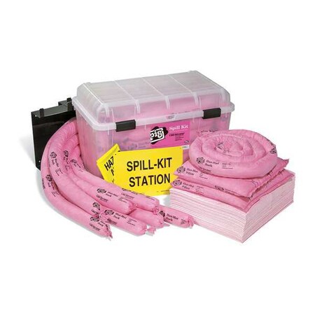 Pig Spill Kit, Chem/Hazmat, Clear KIT385 | Zoro