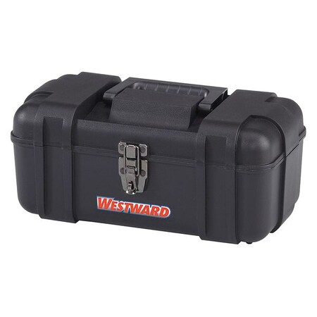 Westward Portable Tool Box, Plastic, Black 30RZ38 | Zoro
