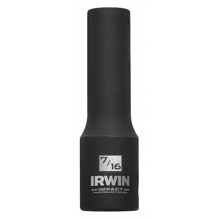IRWIN 1/2 in Impact Socket : 17 mm, black oxide - 1882336