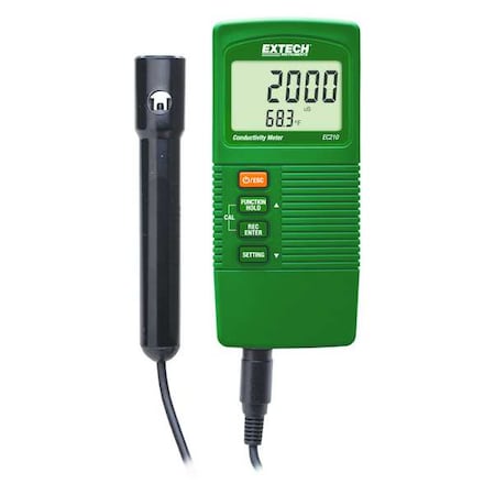Extech Conductivity Meter, 9V Battery EC210 | Zoro