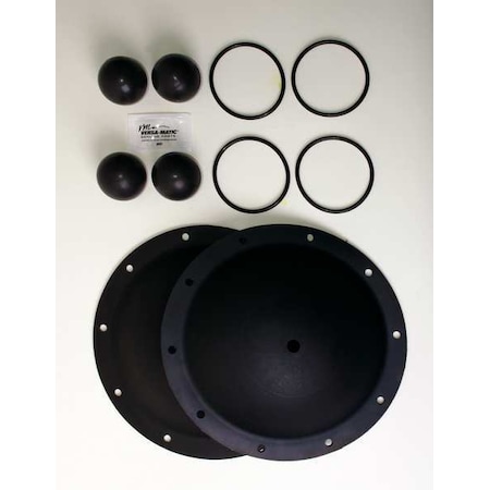 Versa-Matic Wet End Repair Kit, Buna-N, For 20LR37 E2P BN KIT | Zoro